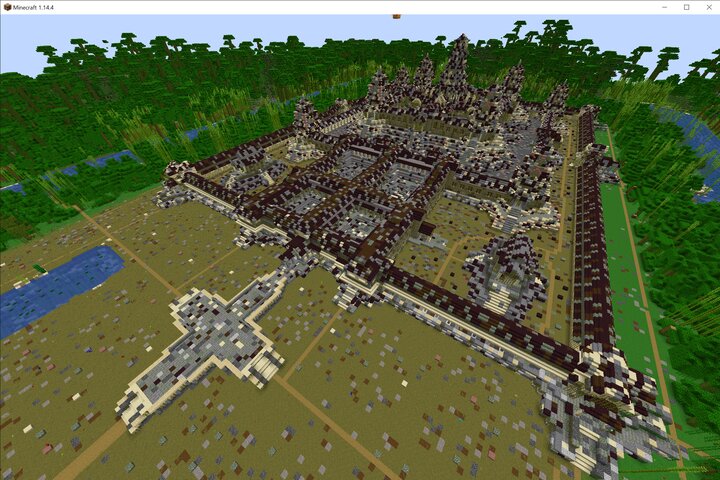 Angkor Wat Minecraft Map