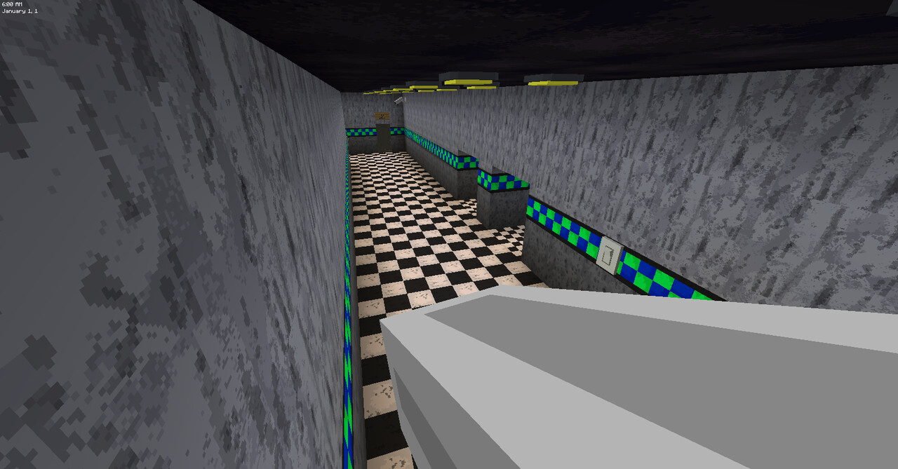 Fnaf 2 map with chisel and bits mod Minecraft Map