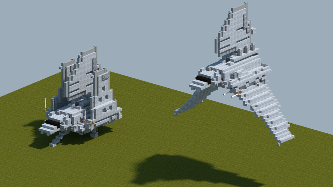 StarWars Lambda-class T-4a shuttle [With Download] Minecraft Map