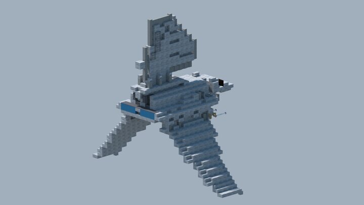 StarWars Lambda-class T-4a shuttle [With Download] Minecraft Map