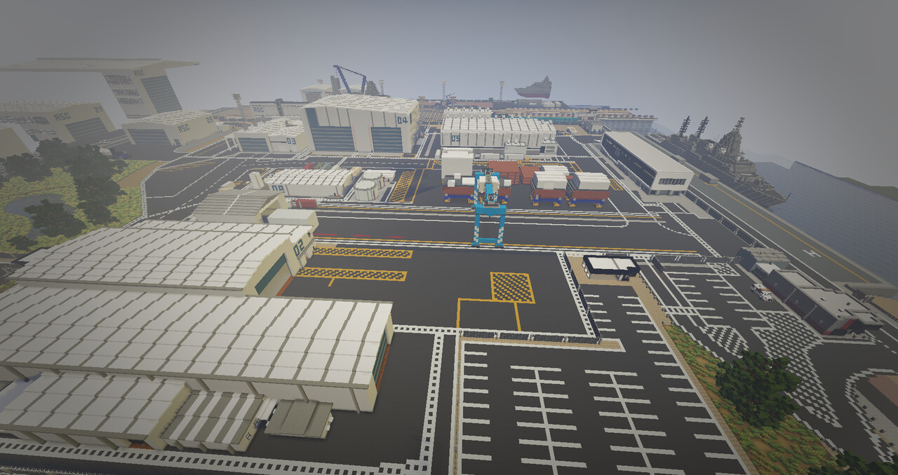 ASC - Naval Ship Building Yard Minecraft Map