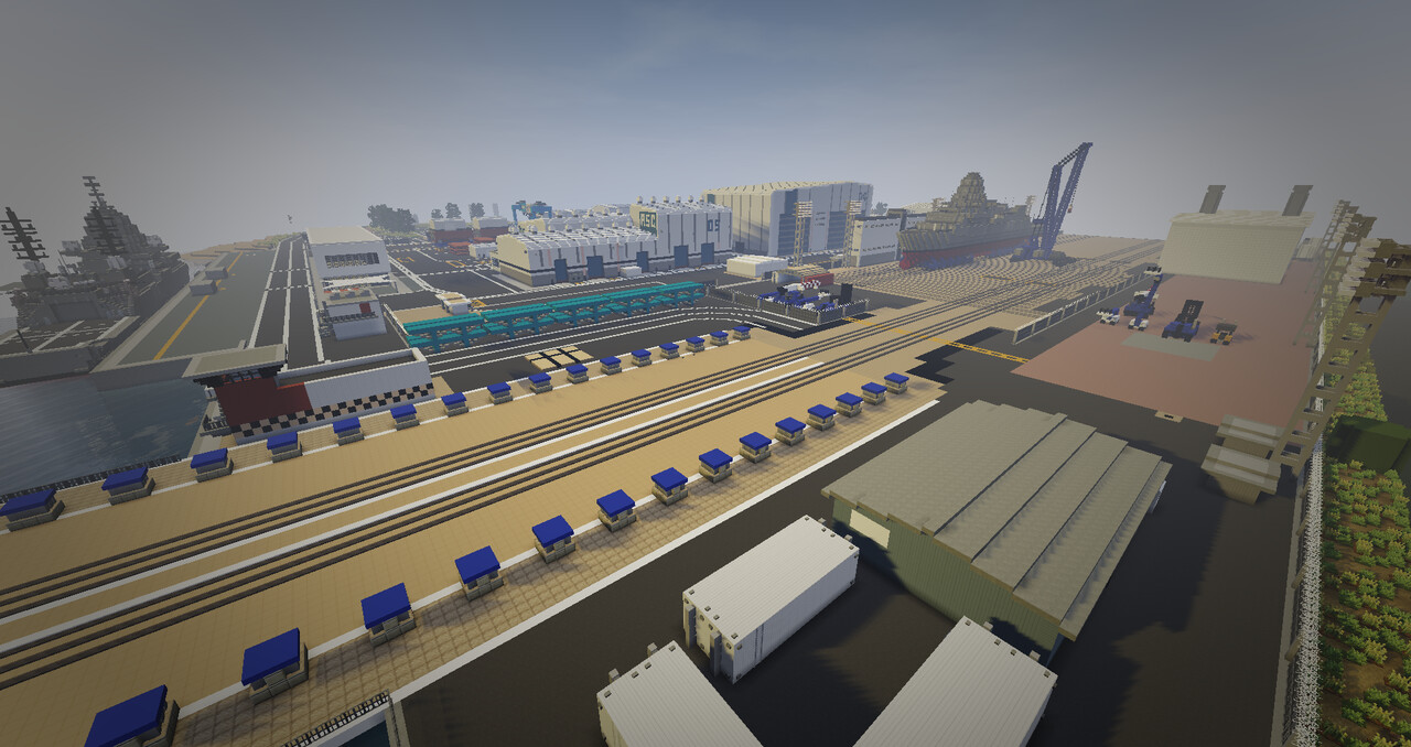 ASC - Naval Ship Building Yard Minecraft Map