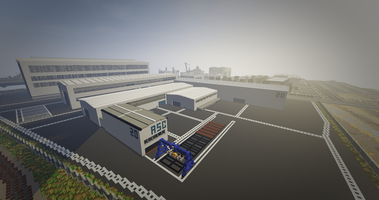 ASC - Naval Ship Building Yard Minecraft Map