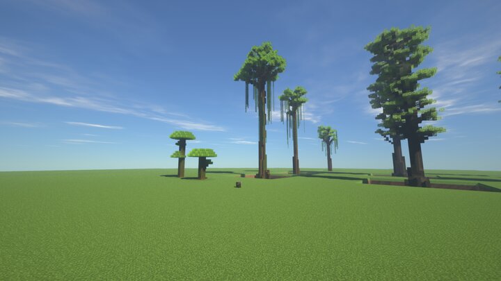 Legendary trees pack Minecraft Map