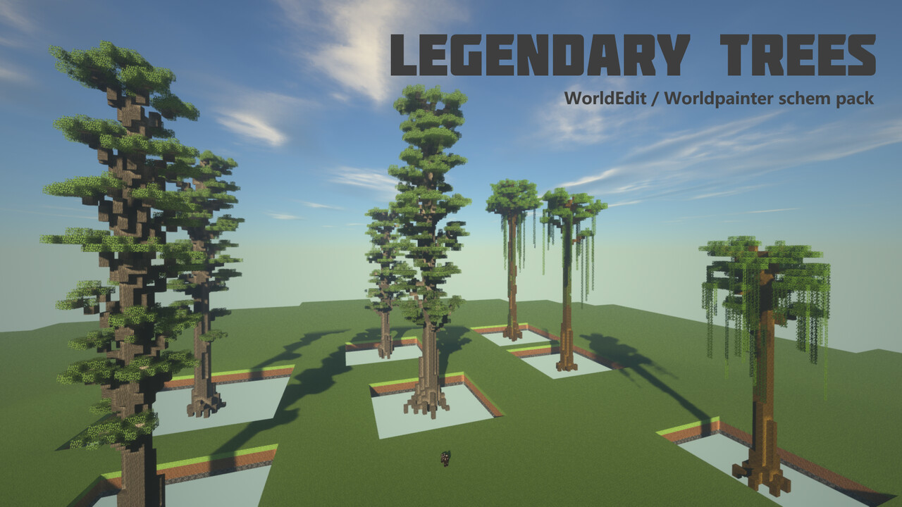 Legendary trees pack Minecraft Map