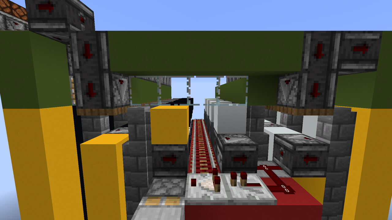 Vertical Instant Wire Decoder Minecraft Map