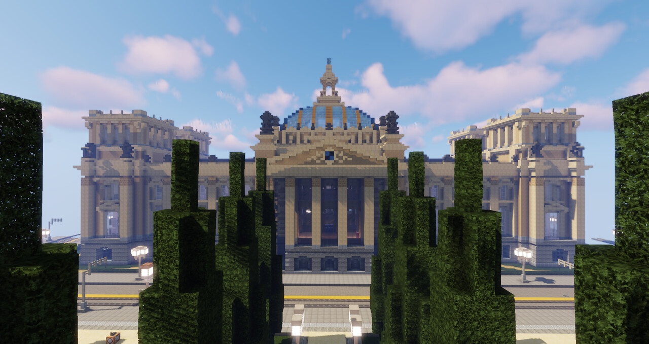 Imperial Parliament (adaptation of Reichstag Building) Minecraft Map