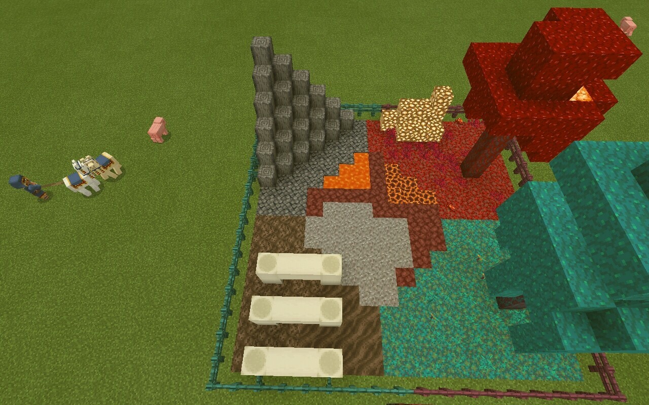 1 chunk nether Minecraft Map