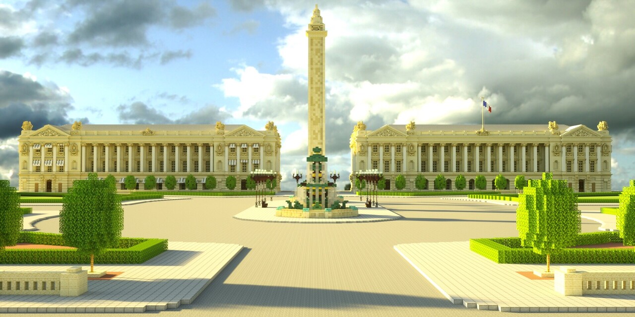 Place de la Concorde | Paris, France Minecraft Map