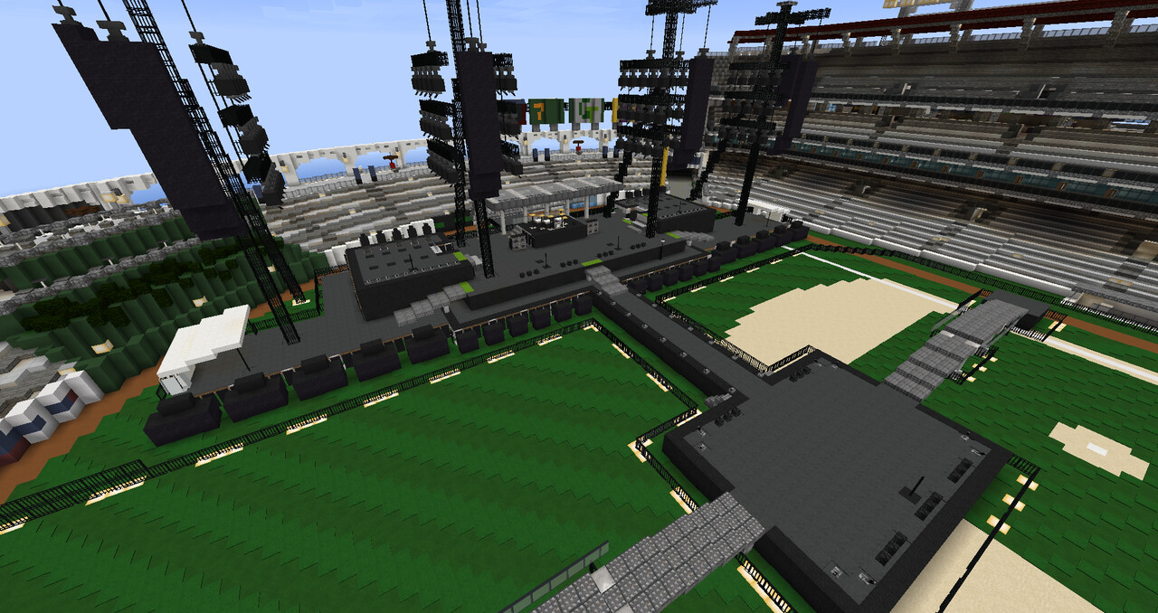 Concert @ Greenfield's Baseball Stadium Minecraft Map