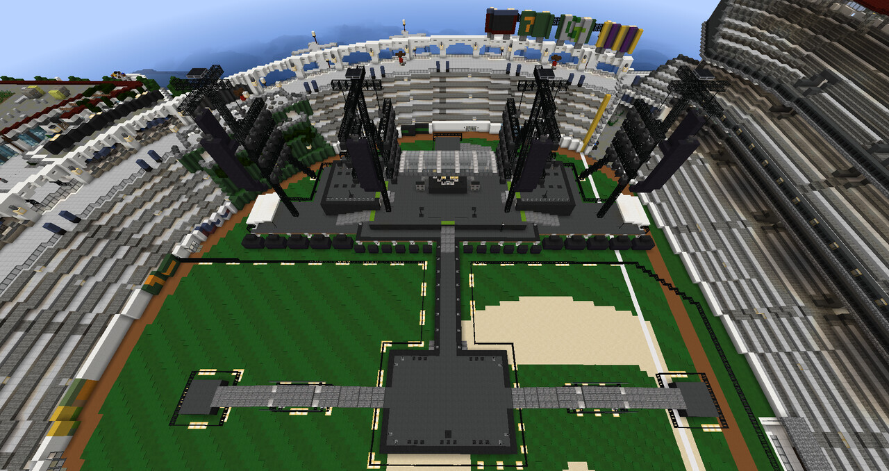 Concert @ Greenfield's Baseball Stadium Minecraft Map