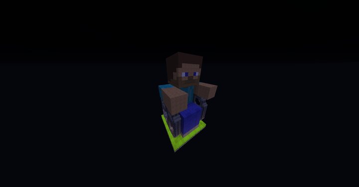 Wheelchair Steve - Shoutouts to Simpleflips Minecraft Map