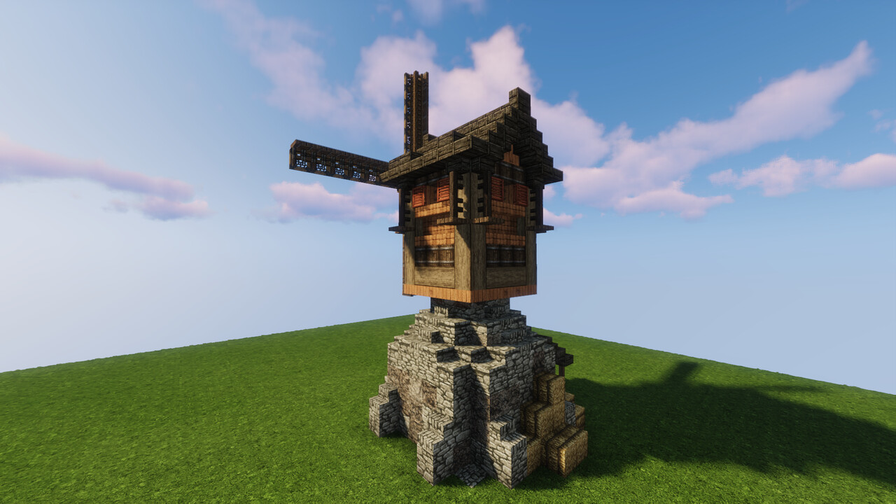 Medieval Windmill Minecraft Map