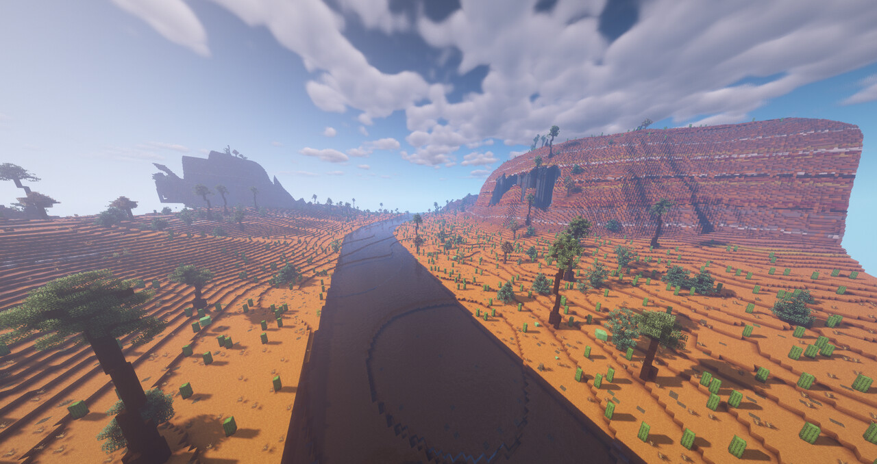 Messa 1K x 1K Landscape Minecraft Map