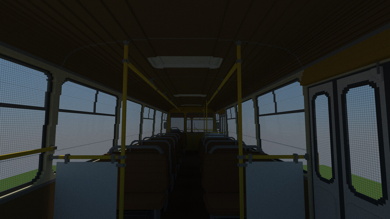 Soviet bus LiAZ-677 Minecraft Map