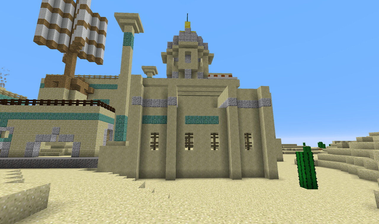 Age of Empires II - Near East Monastery Minecraft Map