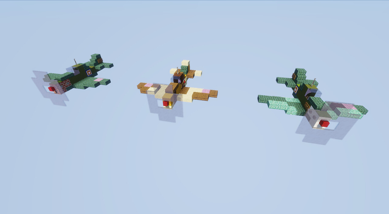 Curtiss P-40 Warhawk Minecraft Map