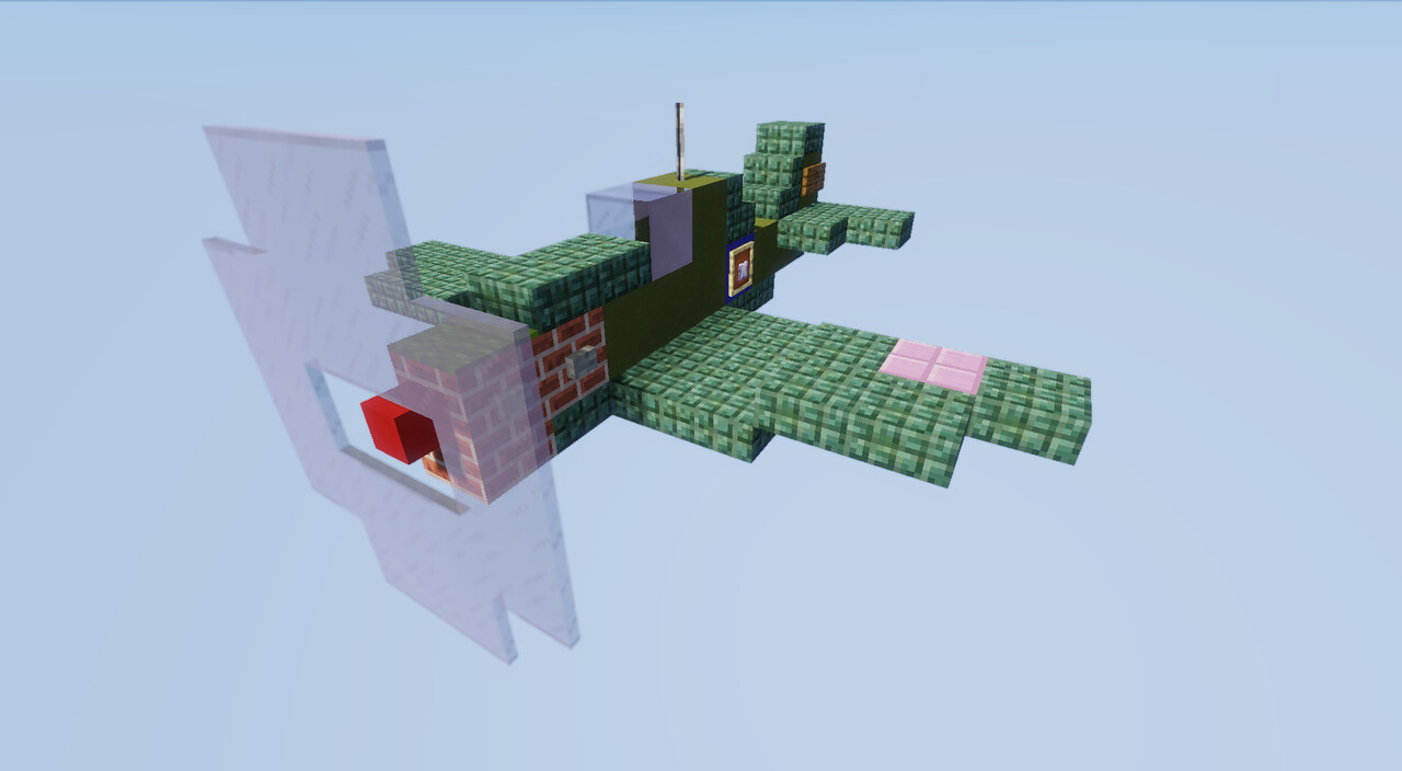Curtiss P-40 Warhawk Minecraft Map
