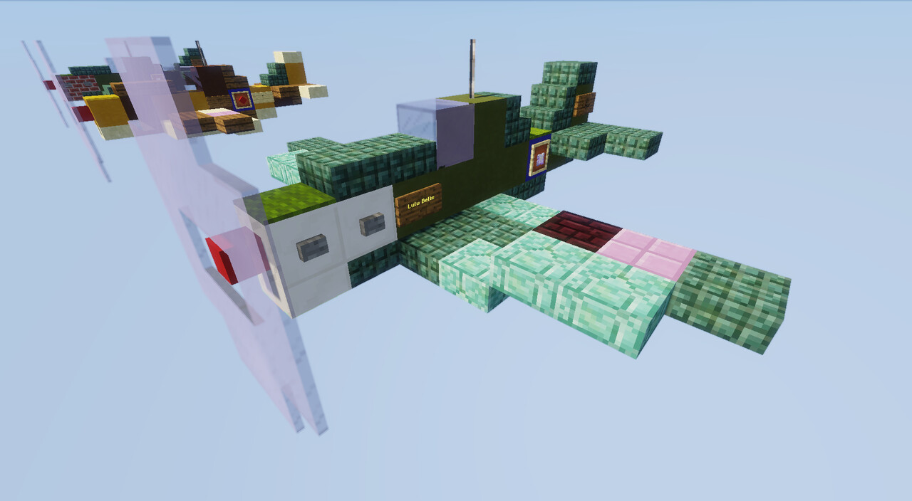 Curtiss P-40 Warhawk Minecraft Map