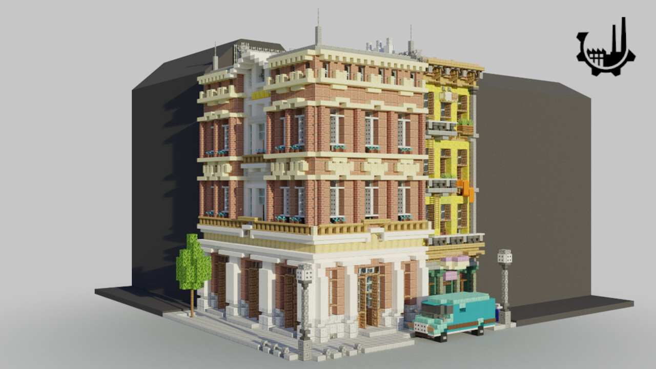 City Bank | Minecraft Town House Minecraft Map