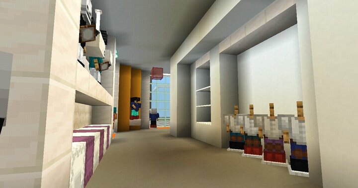 Minecraft - luxury boutique , clothing store (URBANCİTY Serisi ...