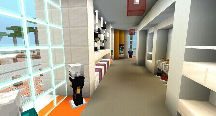 Minecraft - luxury boutique , clothing store (URBANCİTY Serisi ...