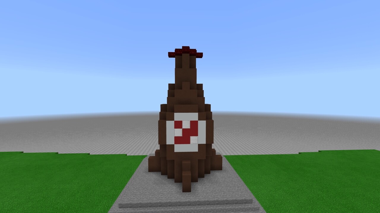 Fallout 4 Nuka Cola Bottle Statue Minecraft Map
