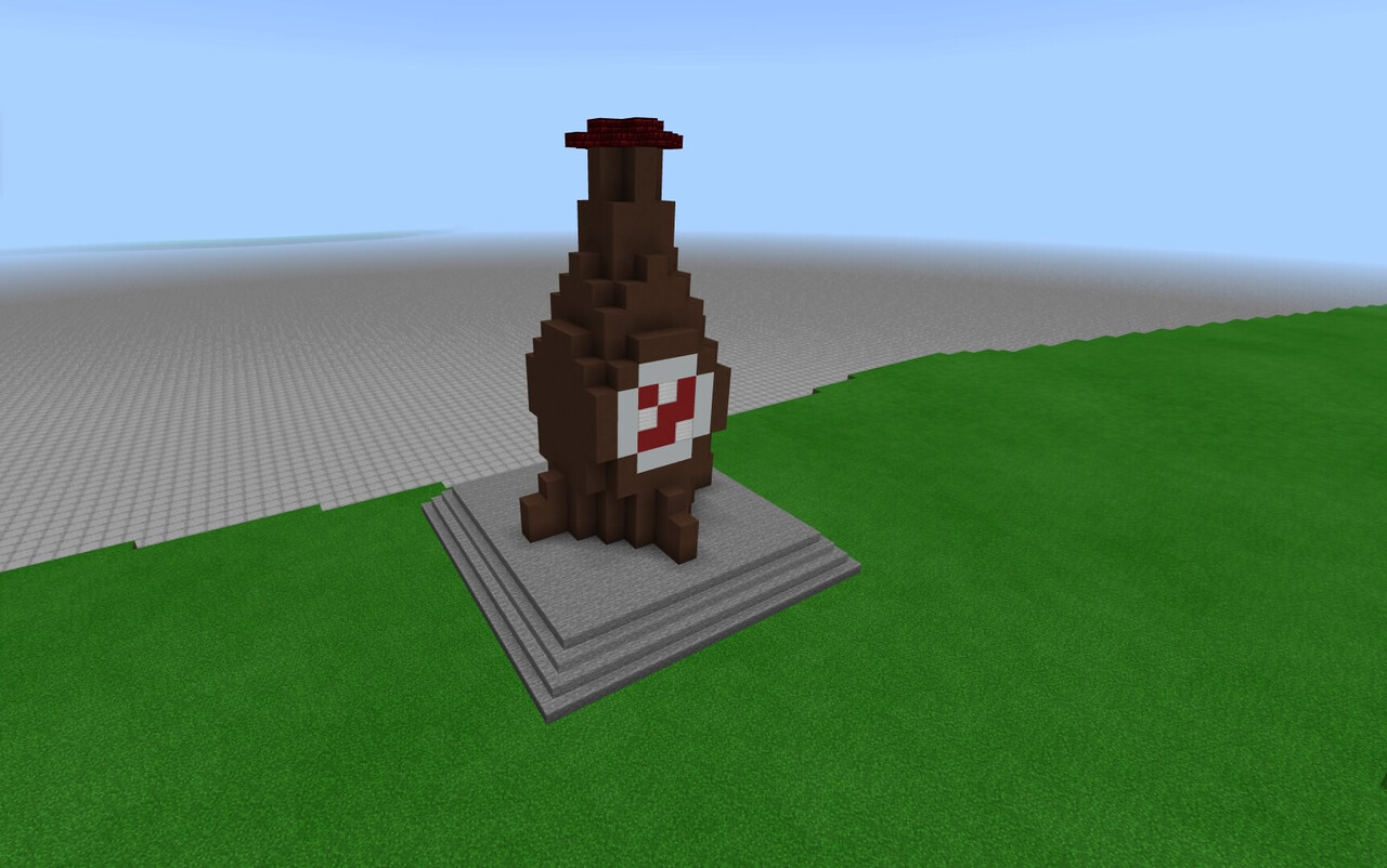 Fallout 4 Nuka Cola Bottle Statue Minecraft Map