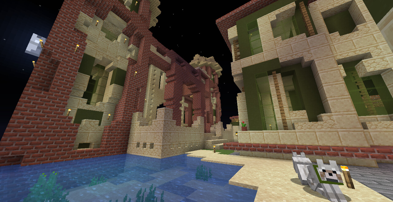 Griefed Town Minecraft Map