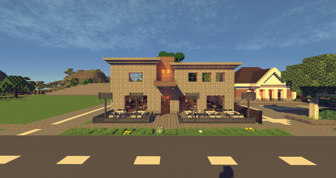 A Fancy Restaurant Minecraft Map