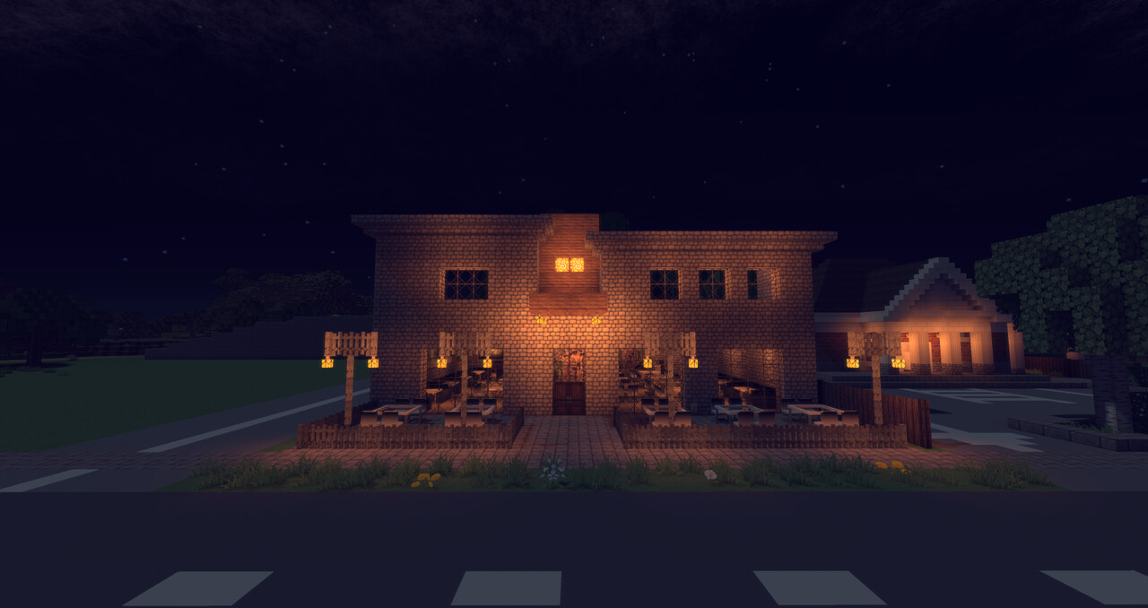 A Fancy Restaurant Minecraft Map