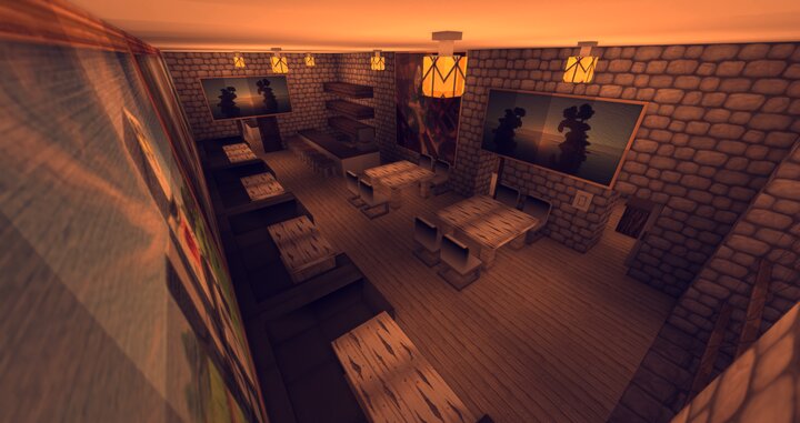 A Fancy Restaurant Minecraft Map