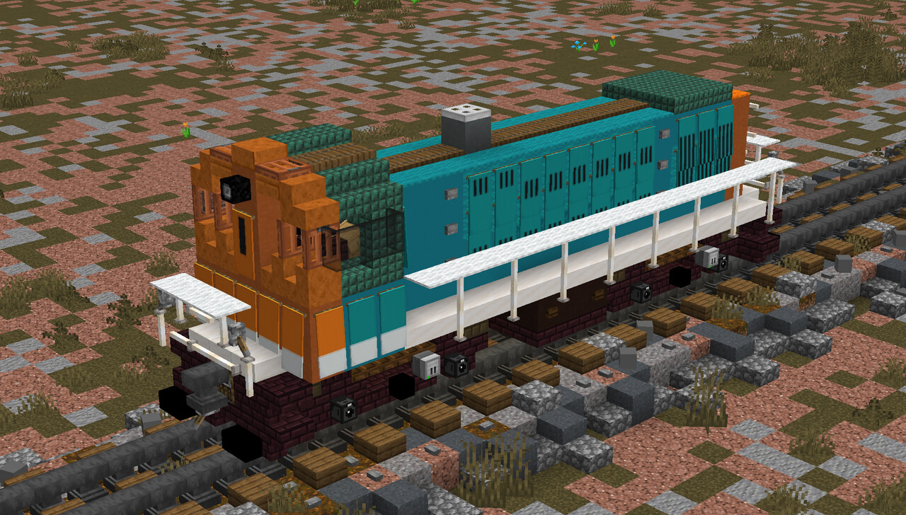 Alco S-4 loco "Grand Trunk" switcher Minecraft Map