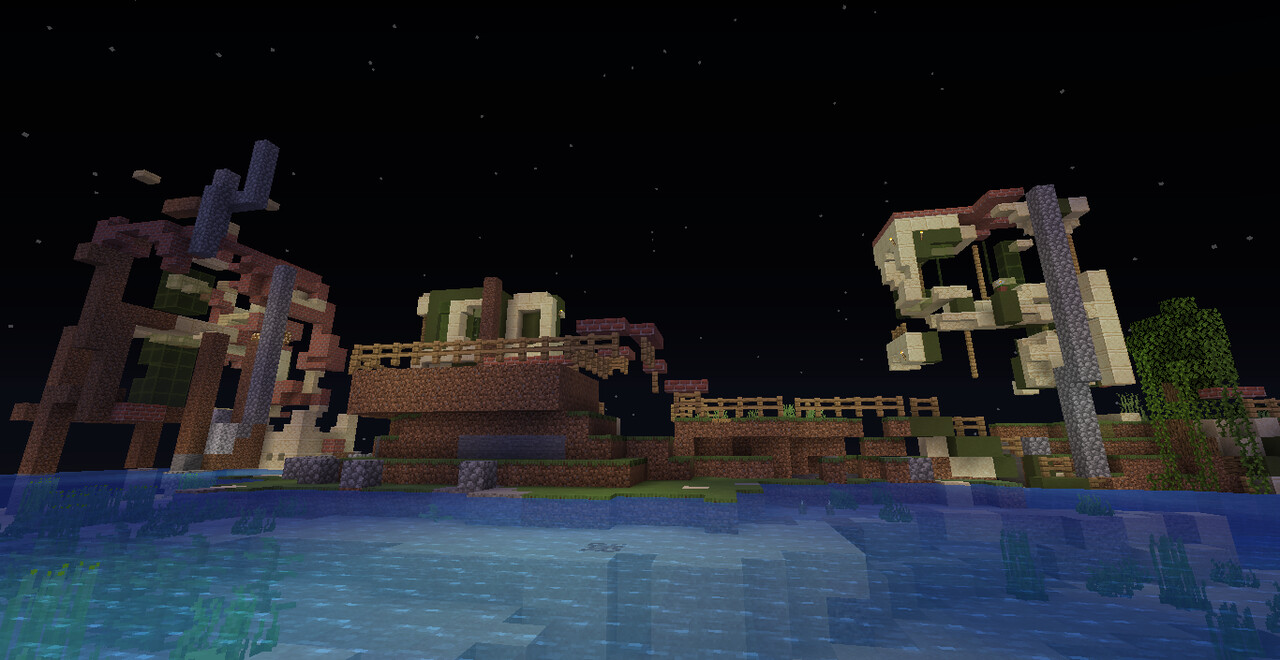 Griefed Town Minecraft Map