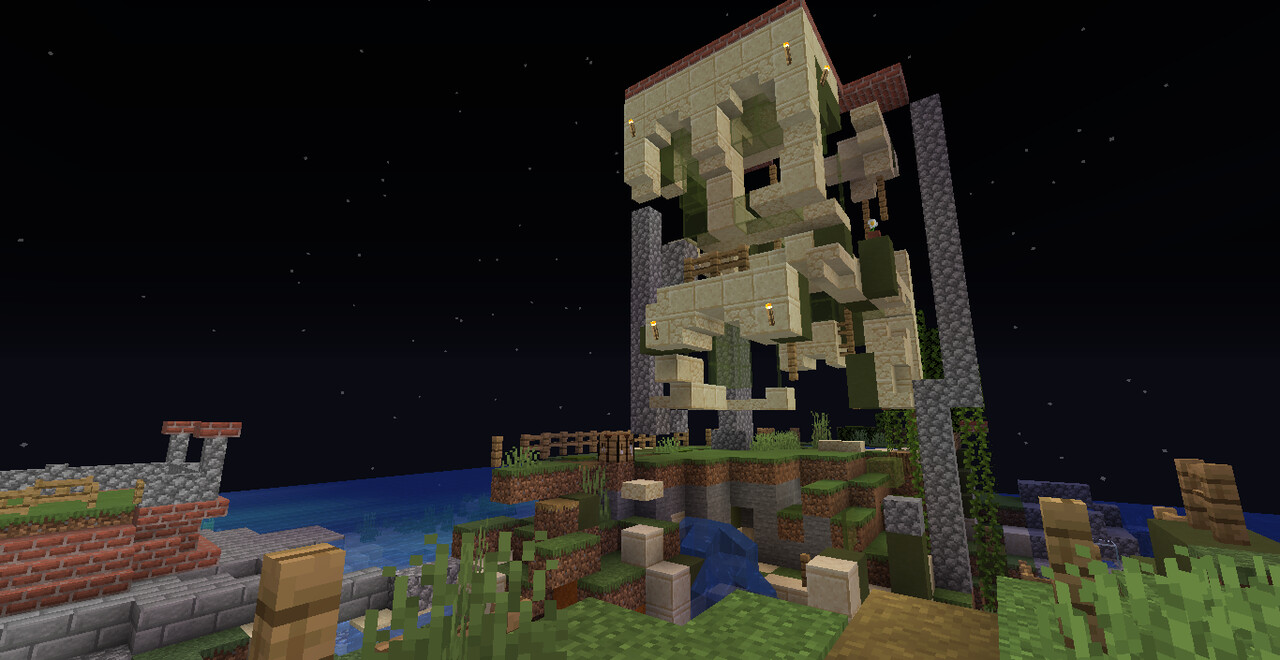 Griefed Town Minecraft Map