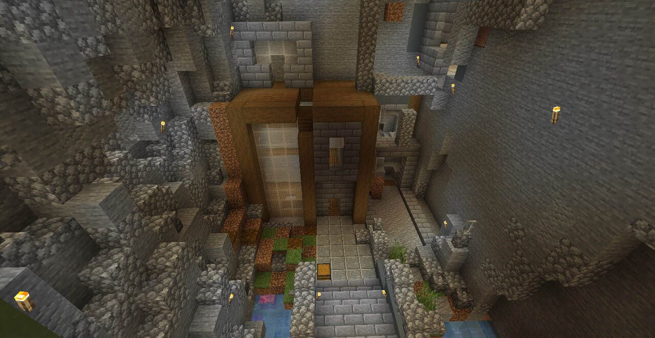 Griefed Town Minecraft Map