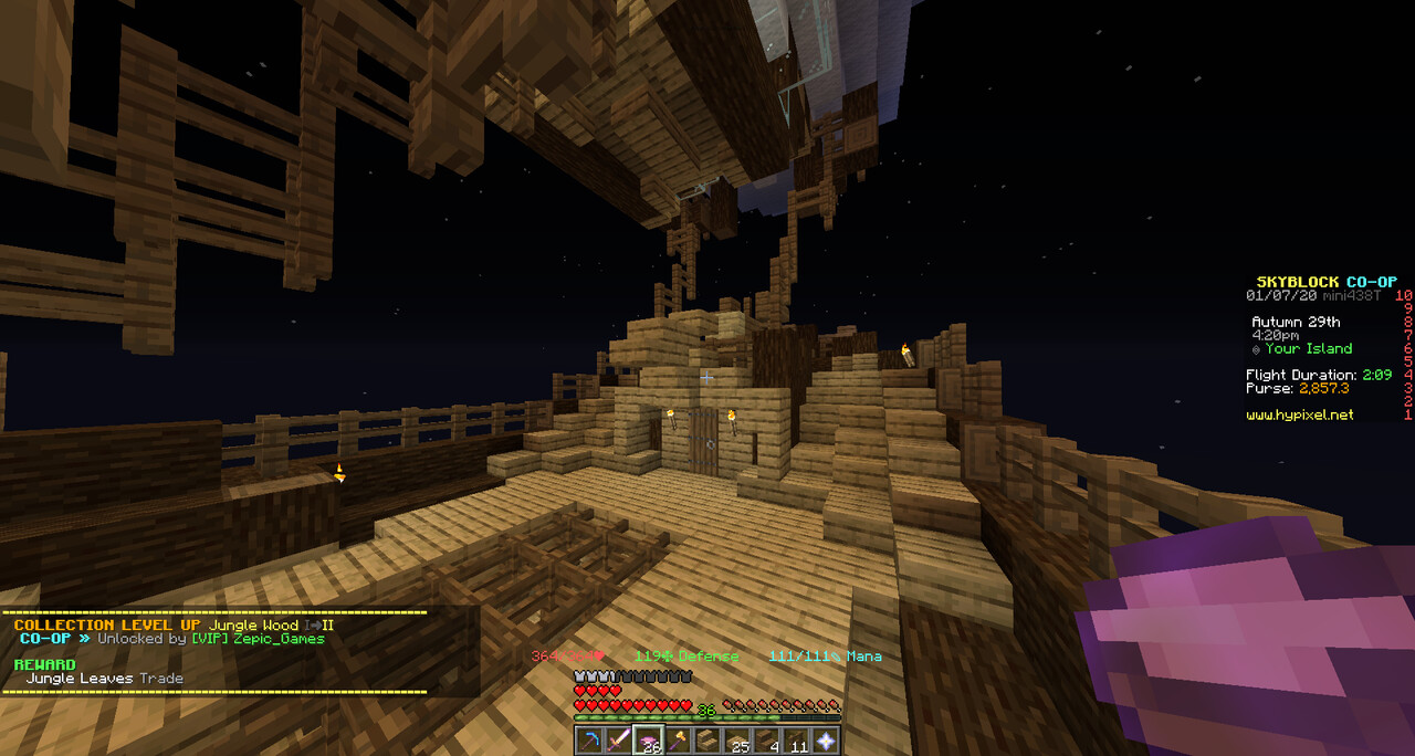 Flying ship Minecraft Map