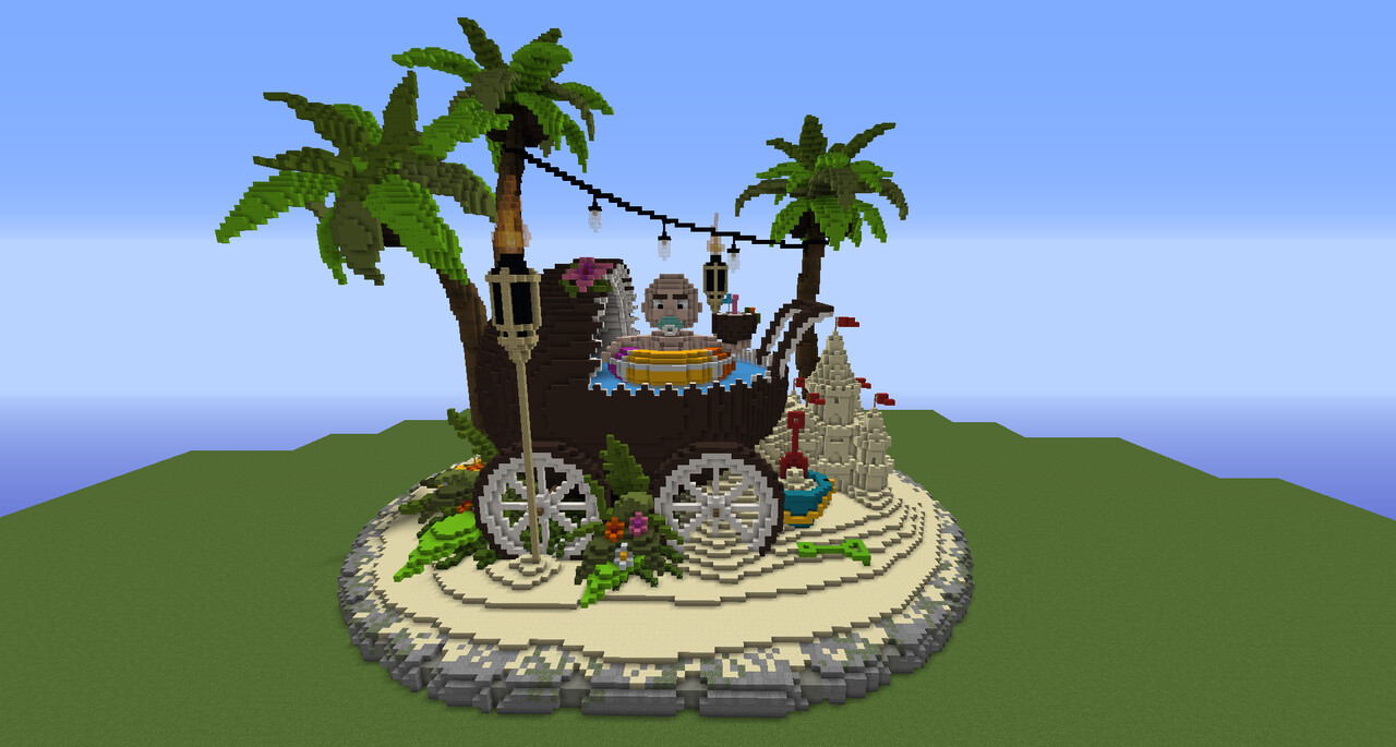 Tropical Baby Carriage + DOWNLOAD! Minecraft Map