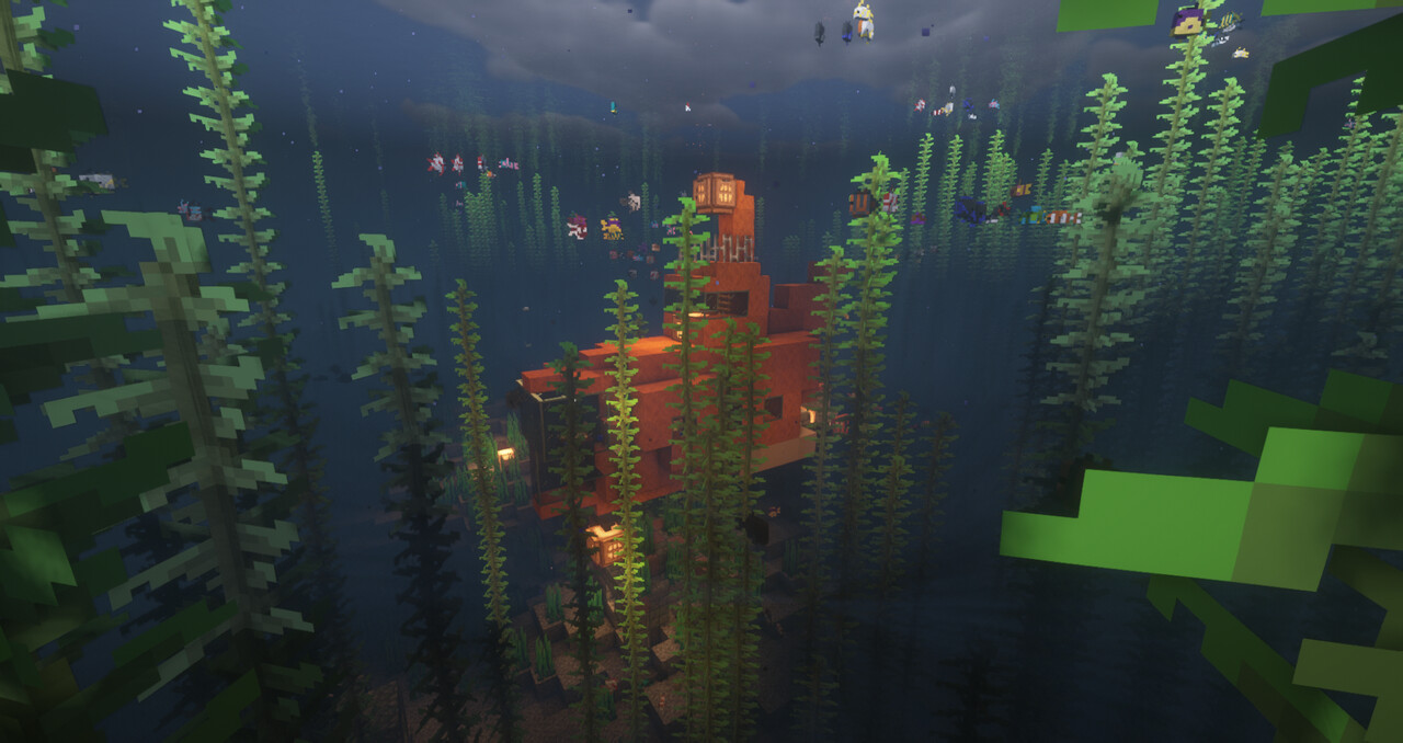 MINECRAFT : HOW TO BUILD A SUBMARINE HOUSE Minecraft Map