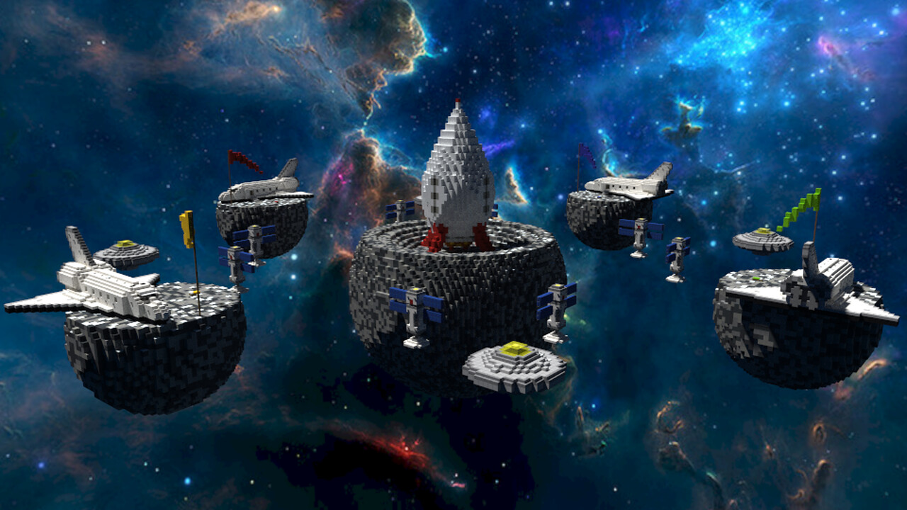Space Bedwars Minecraft Map