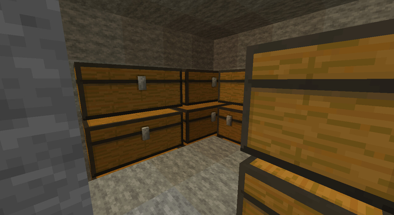 Cool house w/ Bunker on Island Minecraft Map