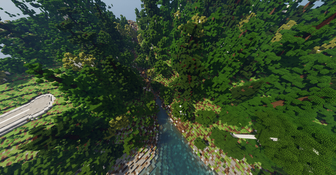 Forest of the Rock river, Saineterre Minecraft Map