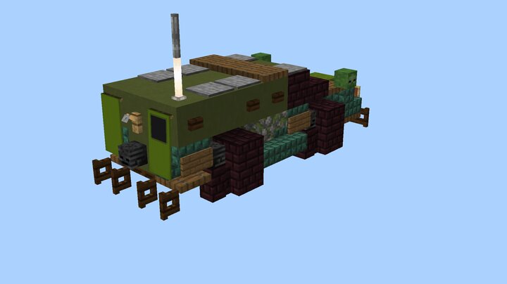 1.5:1 Scale BPM-97 Vystrel armored car Minecraft Map