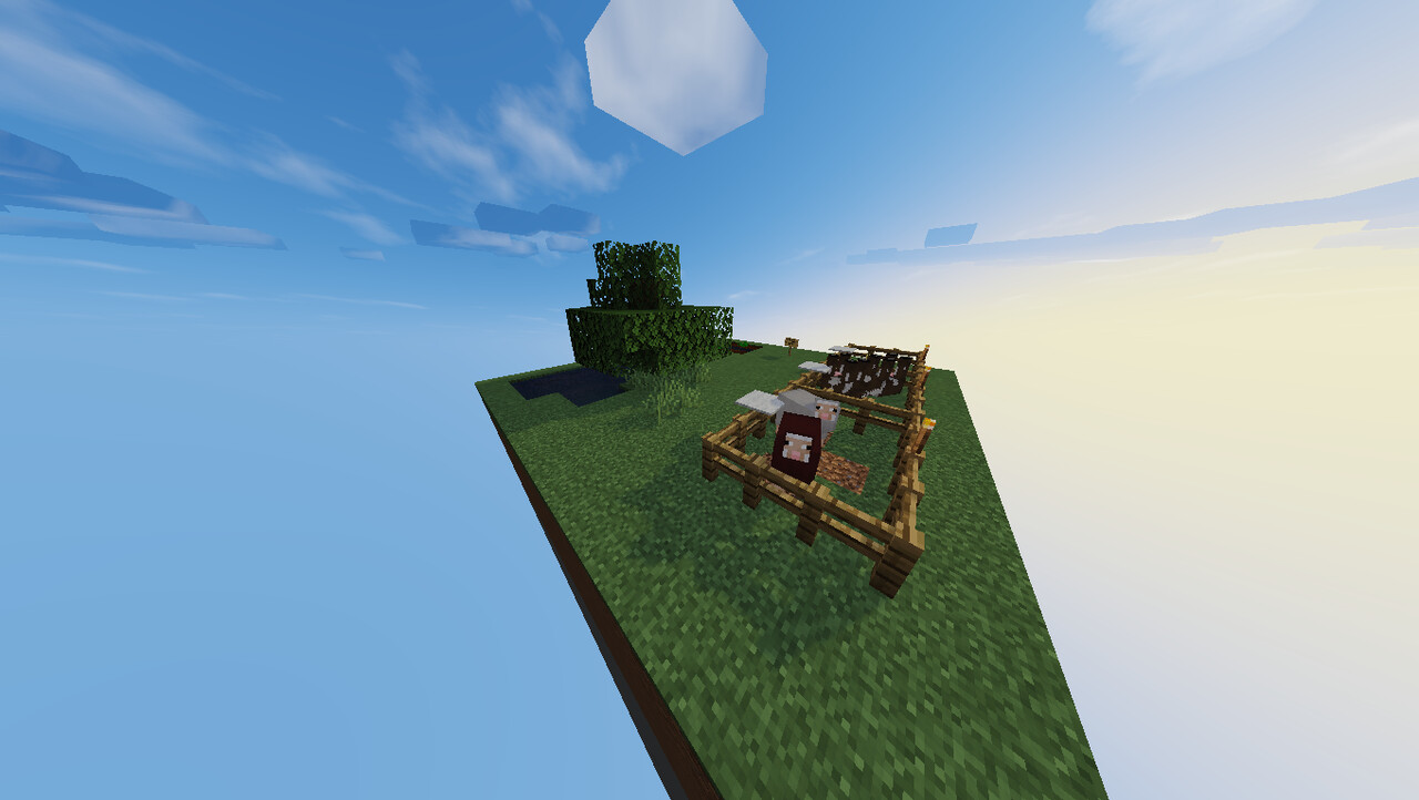 One Chunk Skyblock Tower Minecraft Map