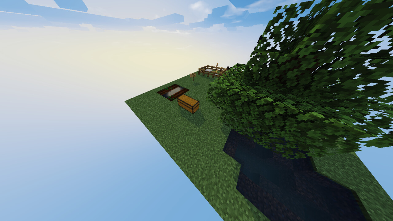 One Chunk Skyblock Tower Minecraft Map