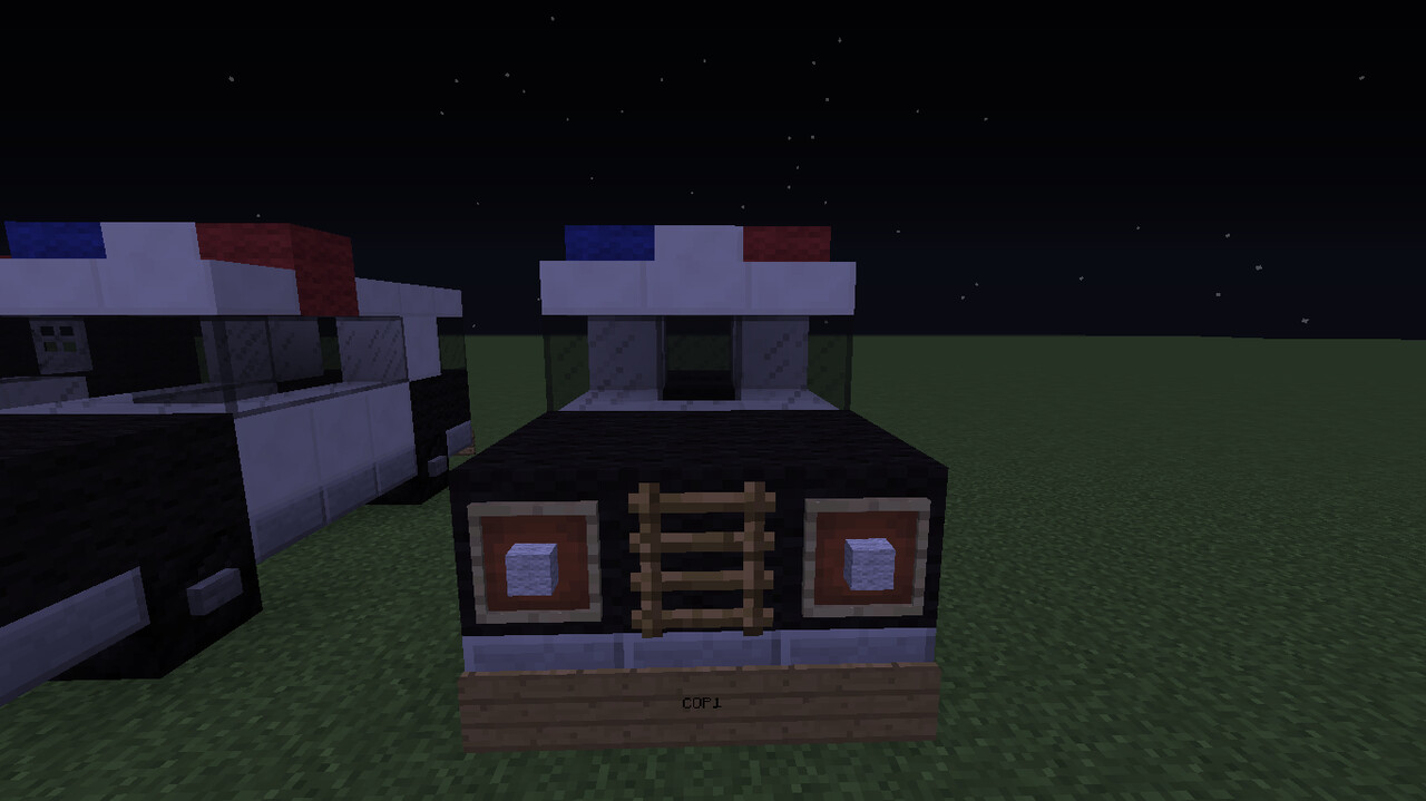Police Vehicles Minecraft Map