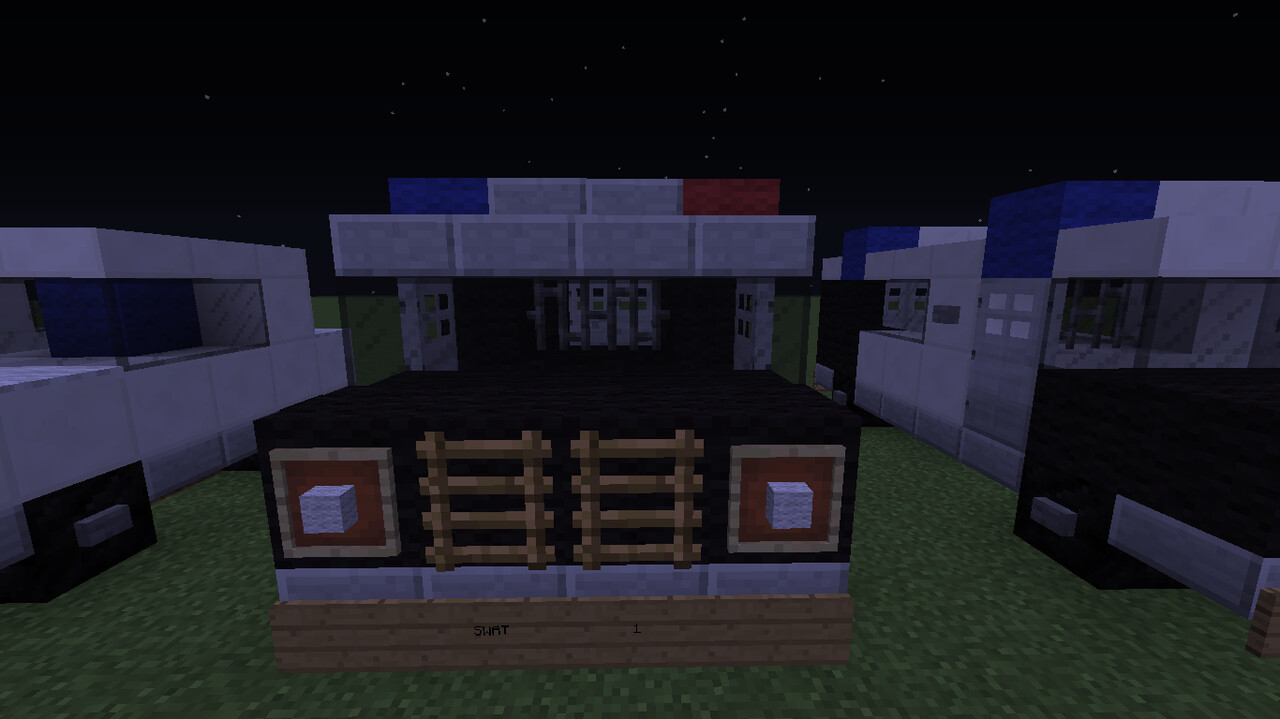 Police Vehicles Minecraft Map