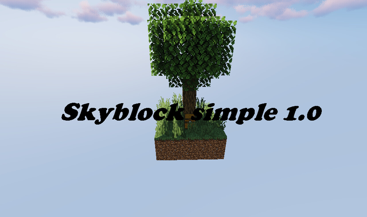 Skyblock simple v1.0 Minecraft Map