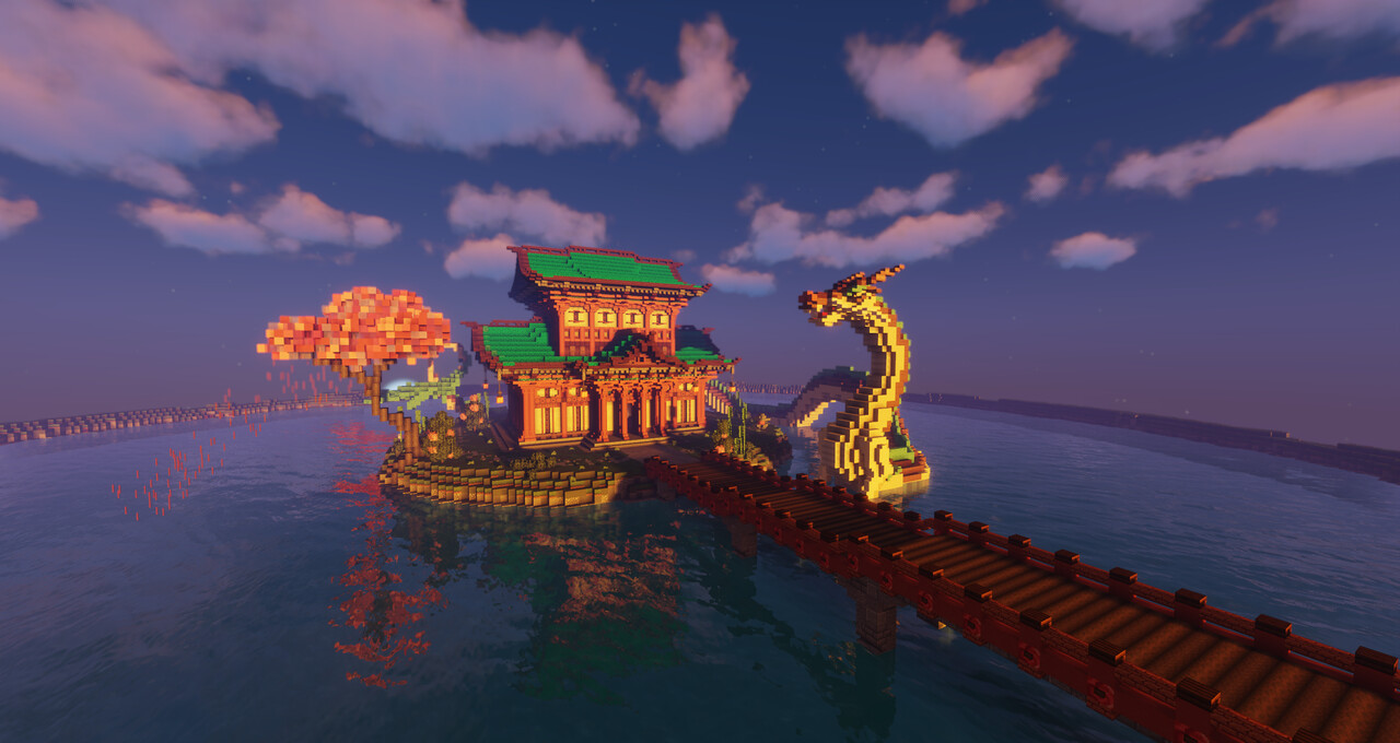 Dragon's Temple Minecraft Map