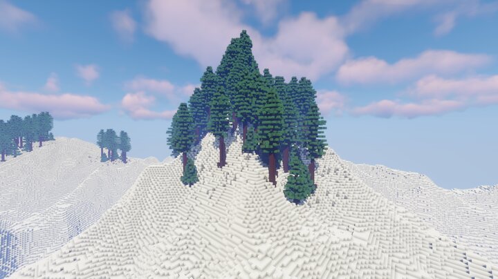 Winter landscape Minecraft Map